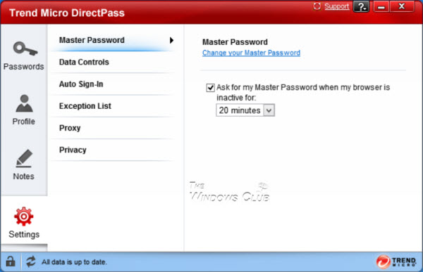 Trend Micro DirectPass Password Manager para logins sensíveis ... Trend Micro DirectPass Password Manager para logins sensíveis ...